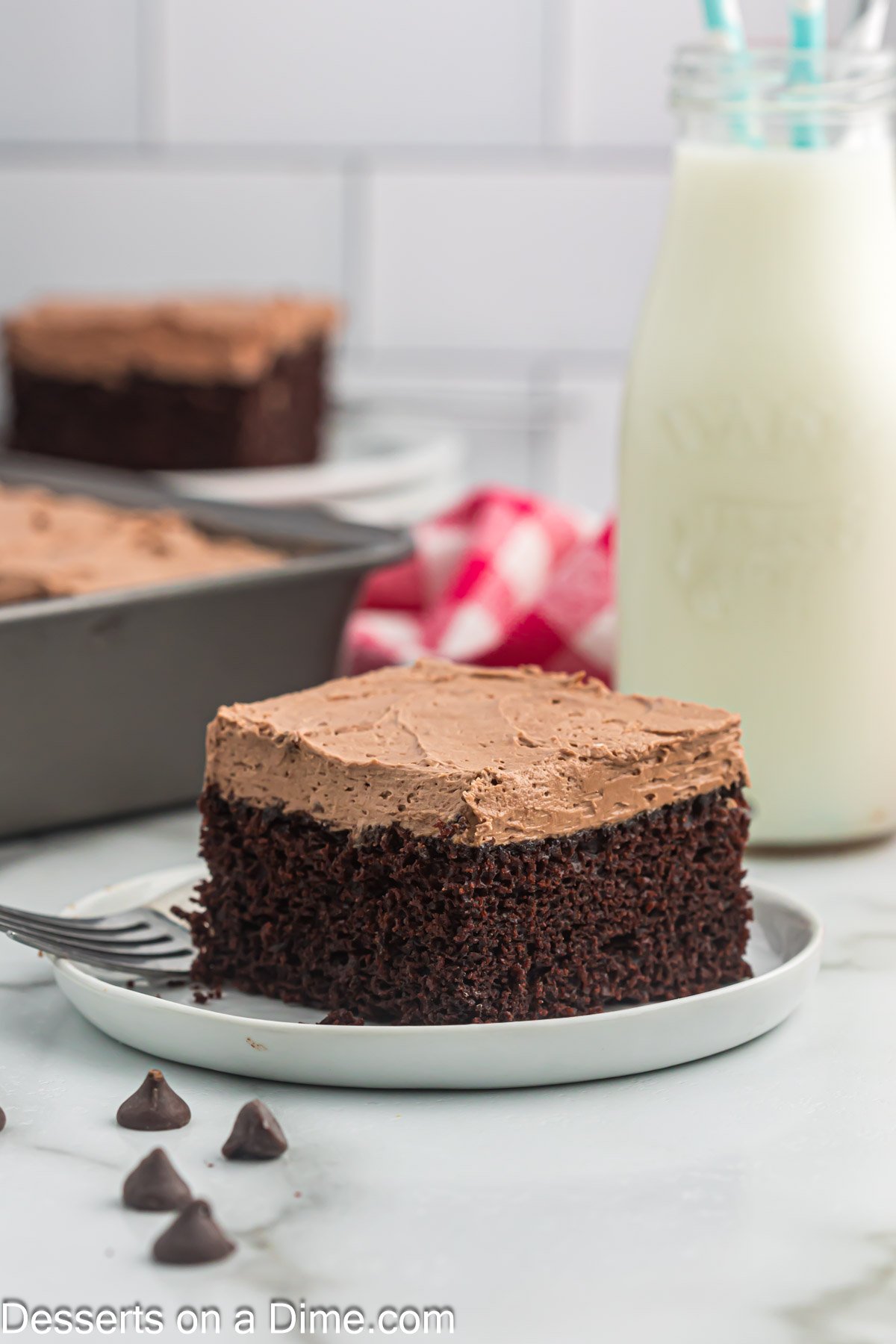 Crazy Cake Recipe - Desserts on a Dime