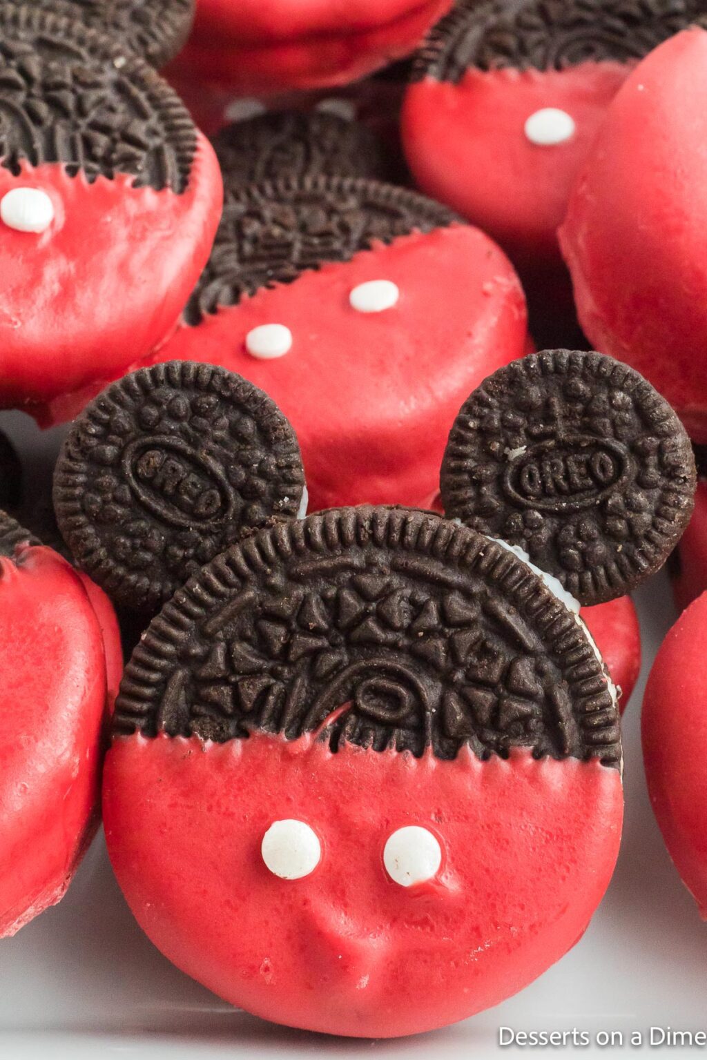 Oreo Mickey Mouse Cookies - Desserts on a Dime