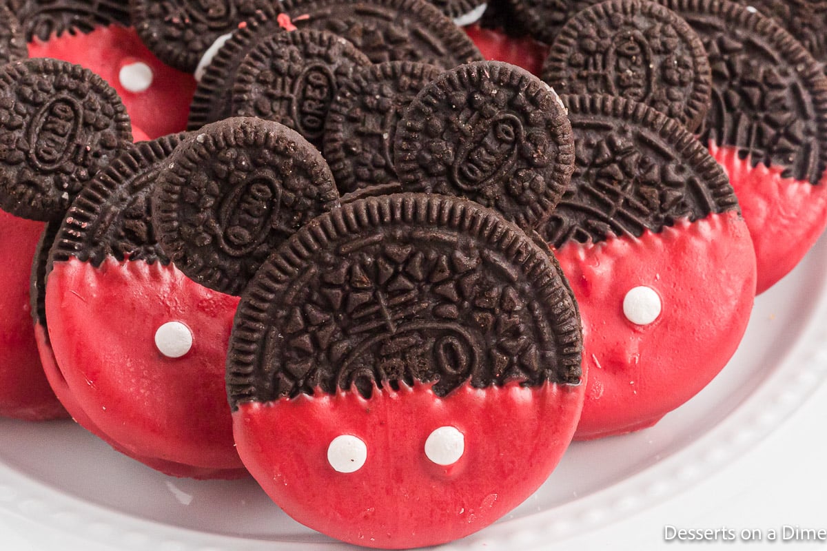 Oreo Mickey Mouse Cookies - Desserts on a Dime