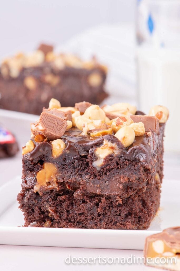 Snickers Poke Cake - The Best Snickers Cake Recipe