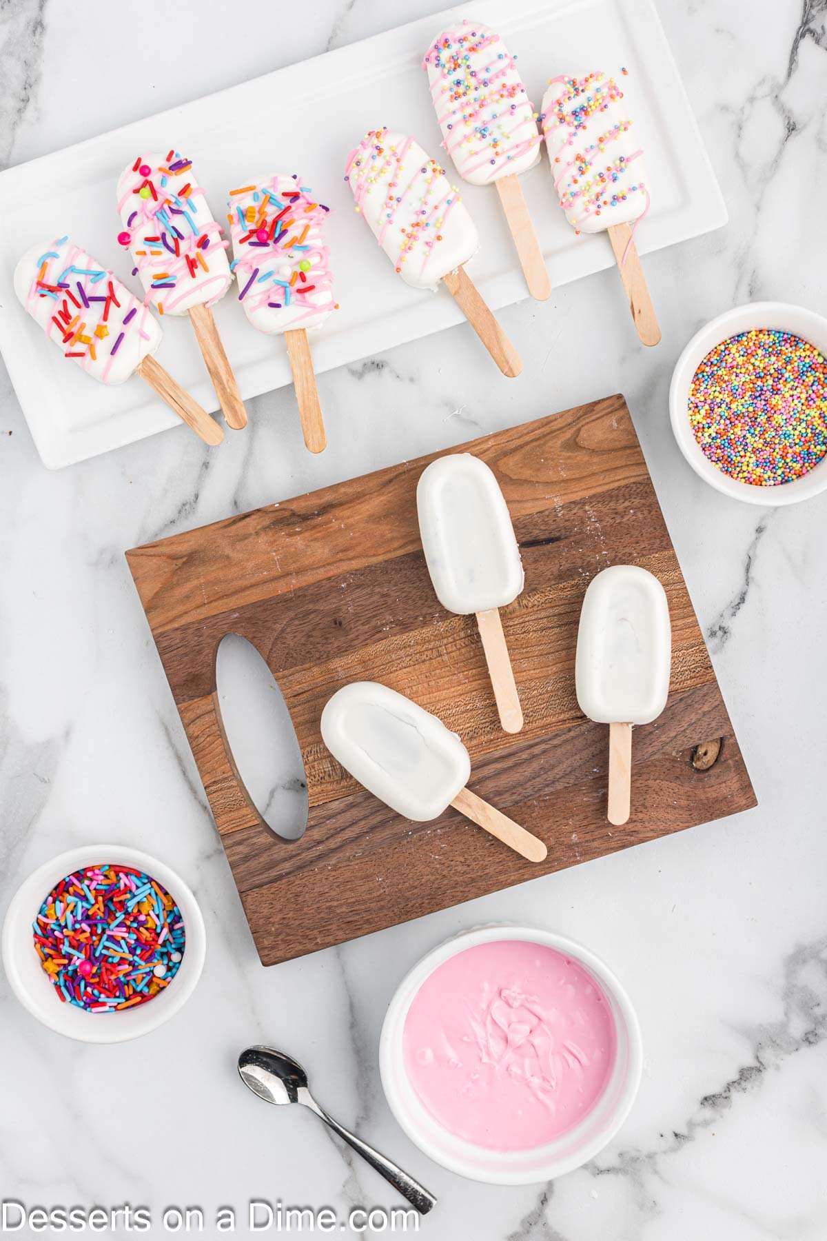 Cakesicles - Desserts on a Dime