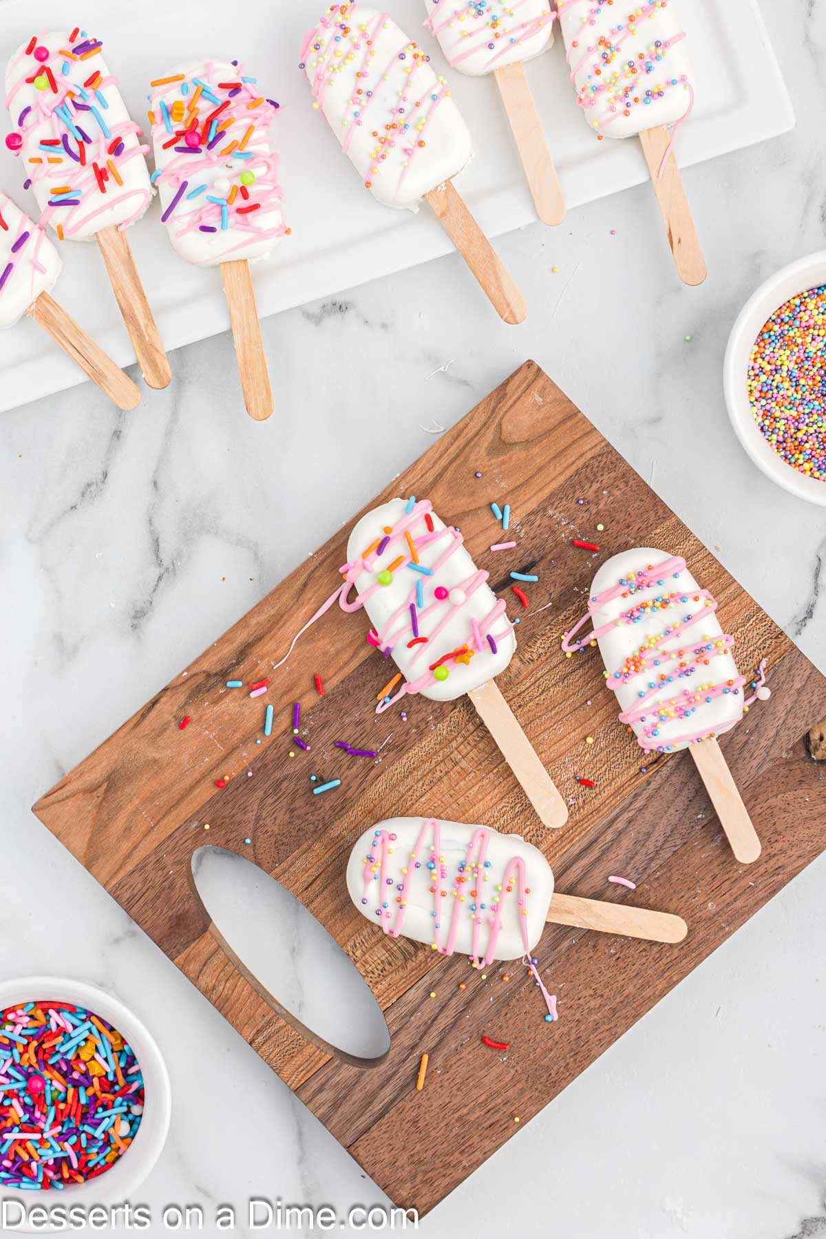 Cakesicles - Desserts on a Dime