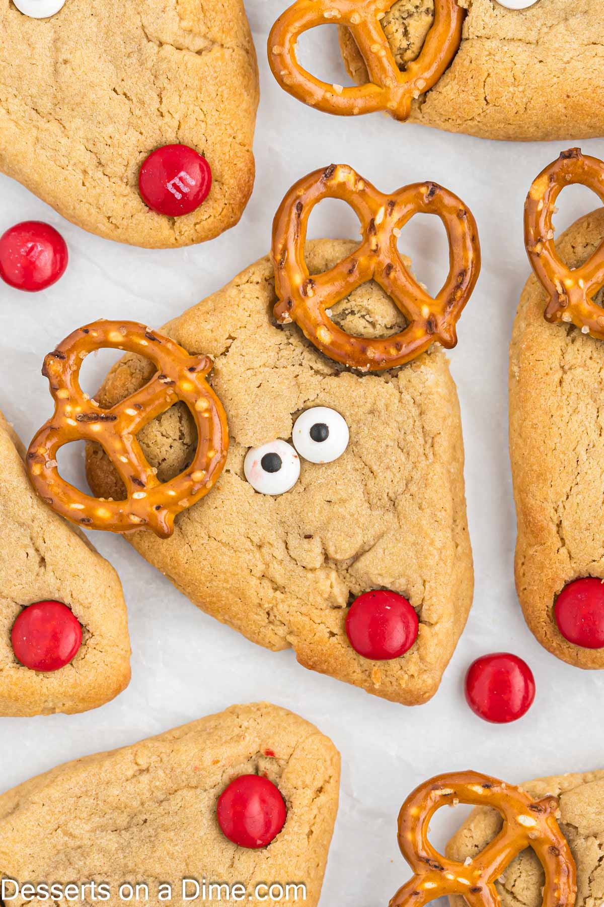 Adorable Reindeer Cookies - Festive Christmas Cookies Recipe