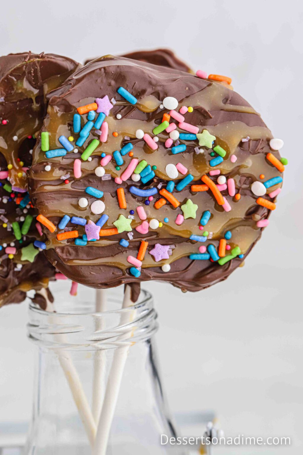 Caramel Apple Slices - Desserts on a Dime