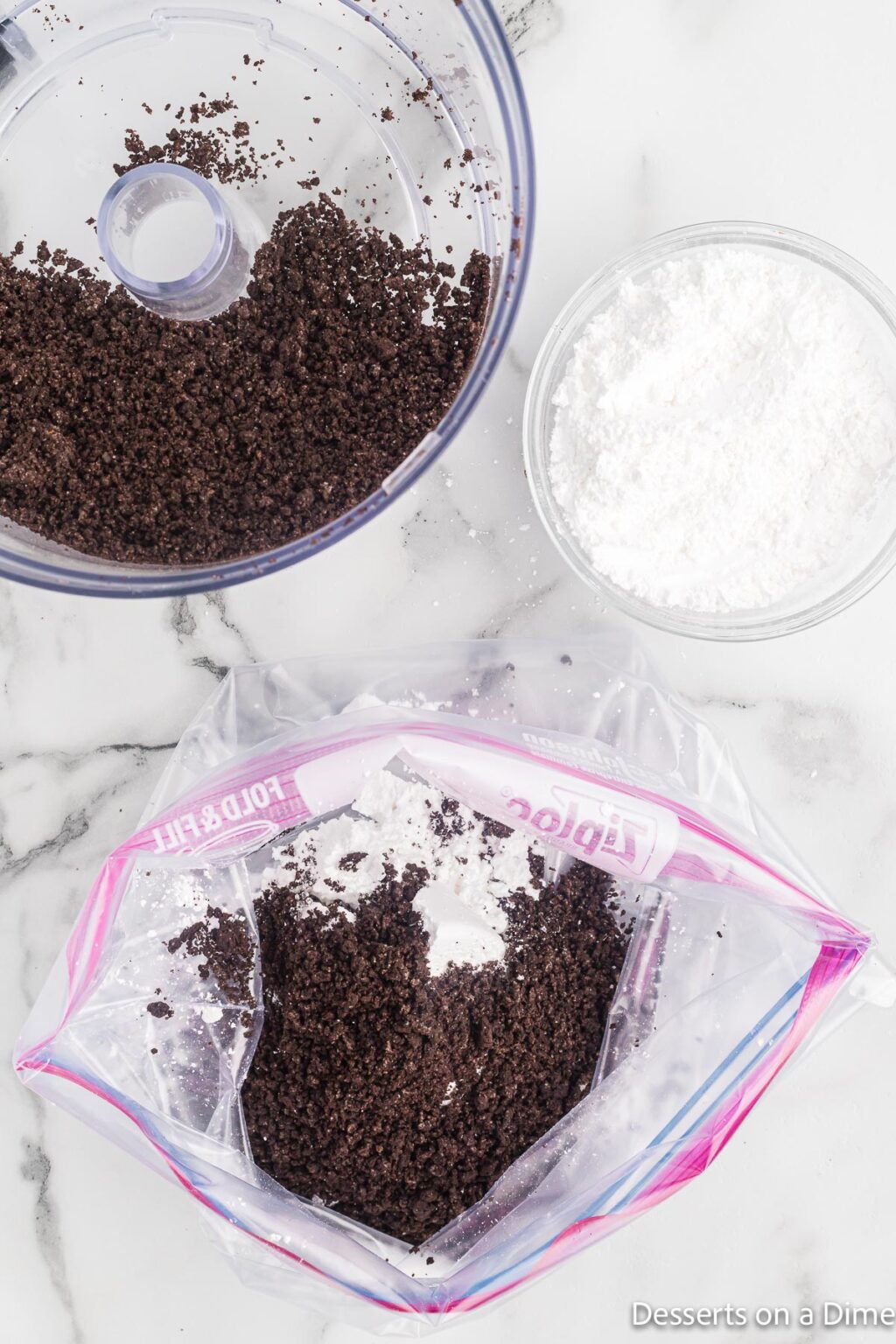 Oreo Puppy Chow - Desserts on a Dime