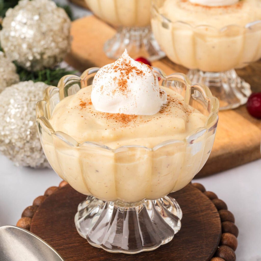 Homemade Eggnog Pudding Recipe