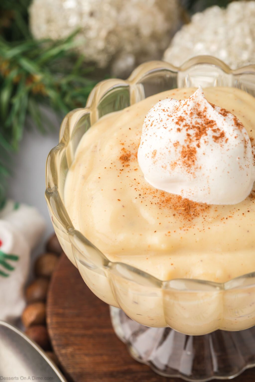Homemade Eggnog Pudding Recipe