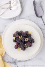 Lemon Blackberry Cake Recipe - Luscious Layer Cake