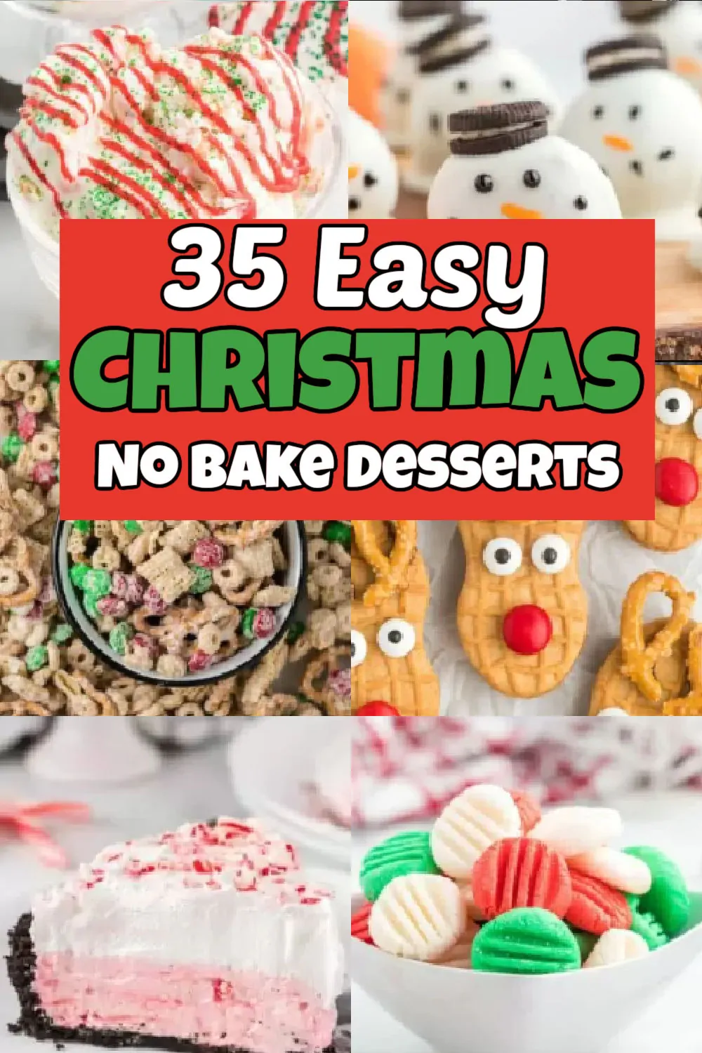 35 Easy Christmas No Bake Desserts - Desserts on a Dime