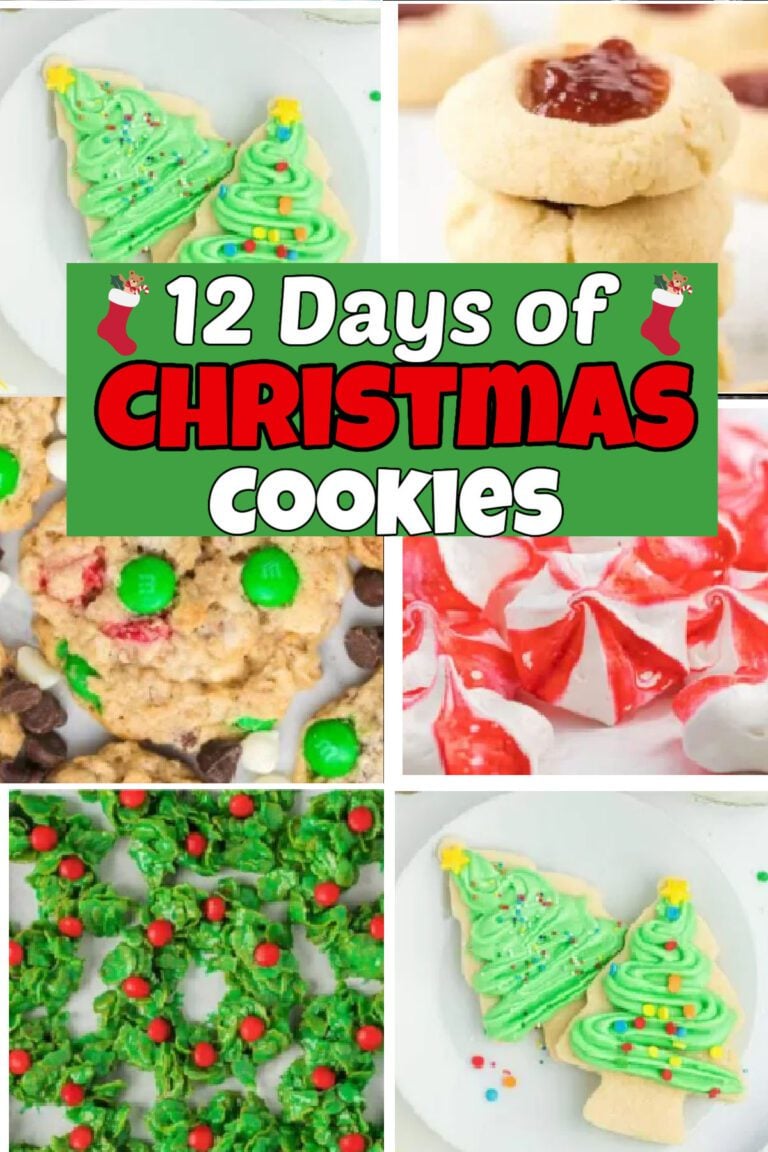 12 Days of Christmas Cookies - Desserts on a Dime