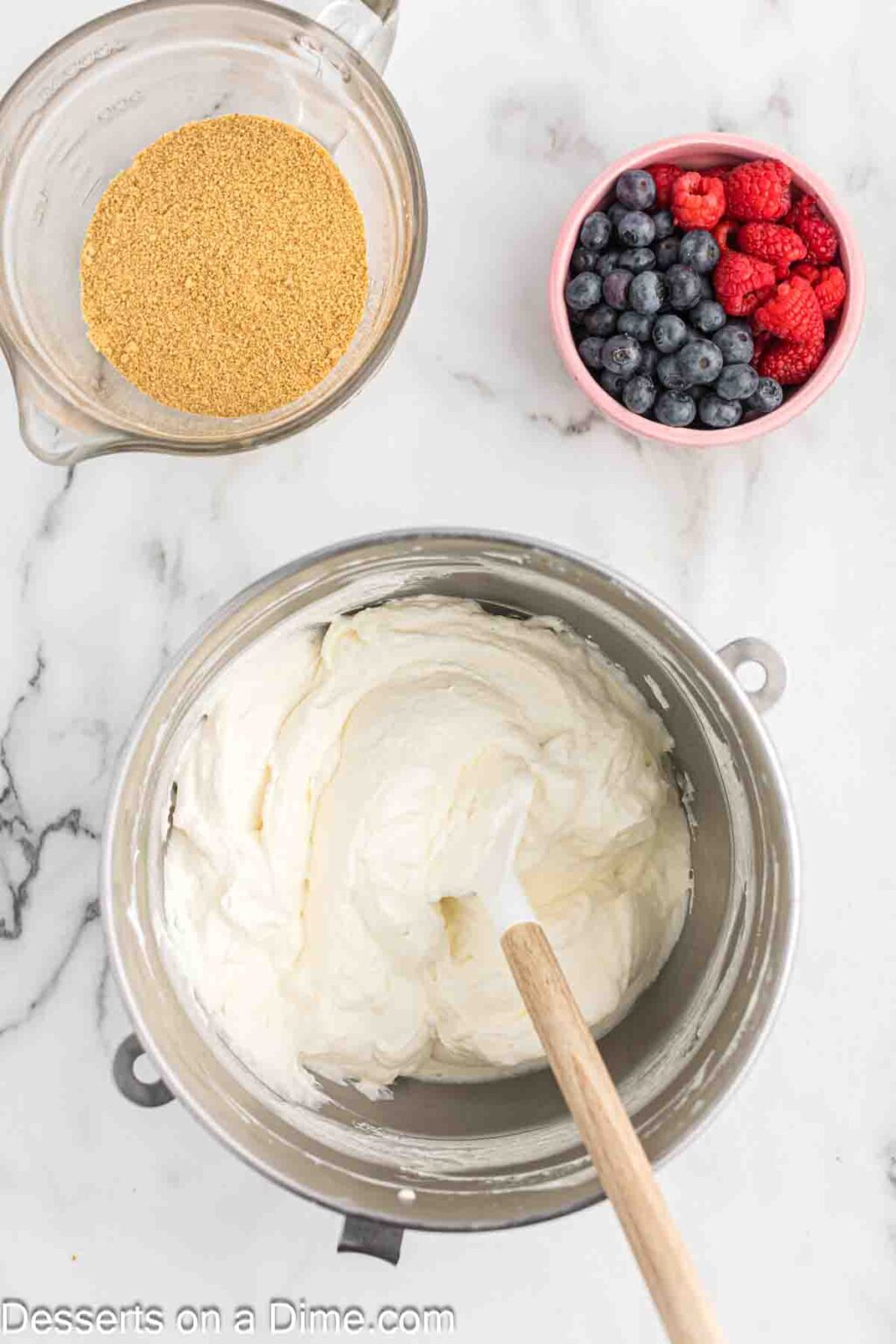 Cheesecake Mousse - Desserts on a Dime