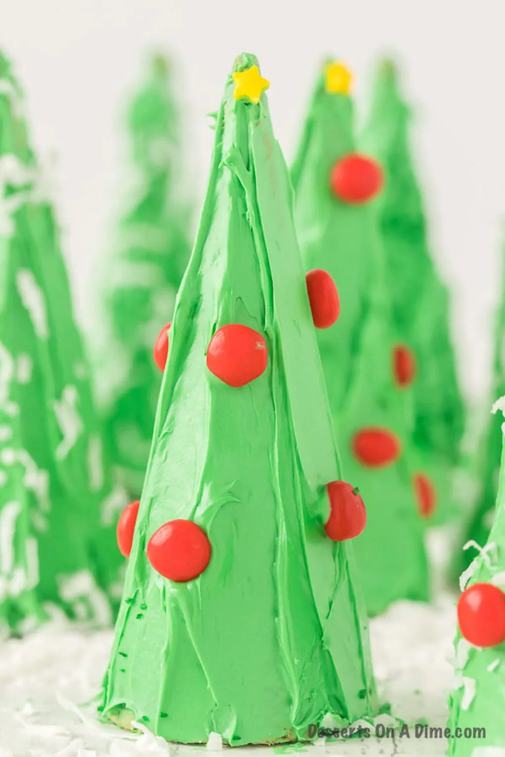 Ice Cream Cone Christmas Trees -Christmas Tree Ice Cream Cone