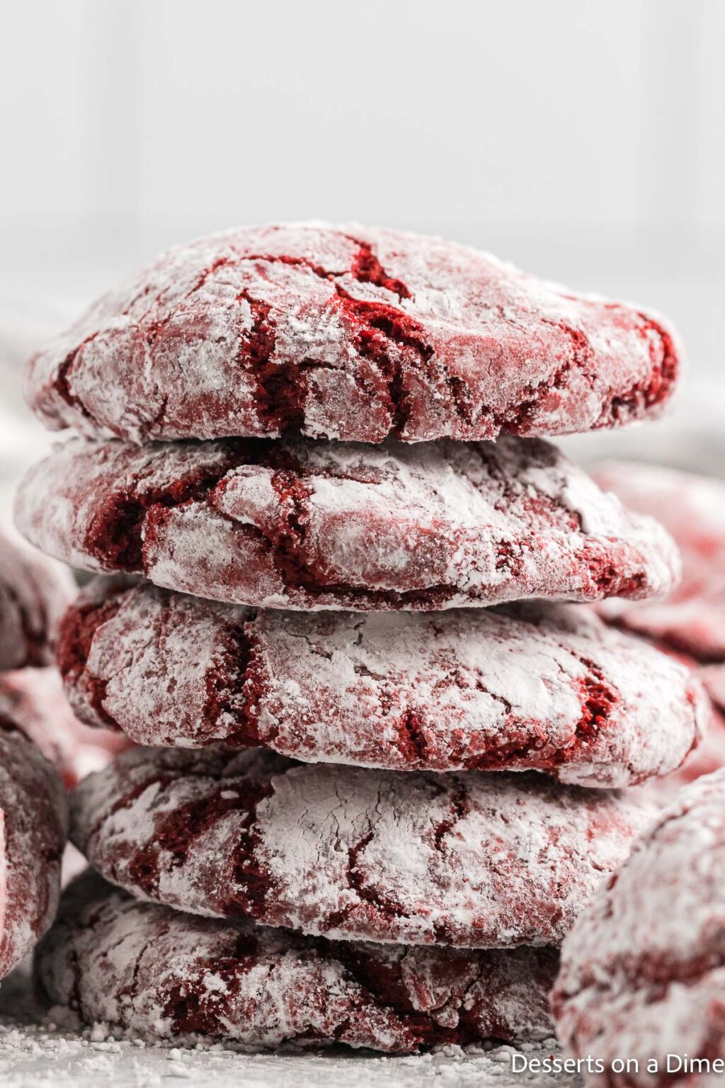 Red Velvet Cake Mix Cookies - Only 4 Simple Ingredients