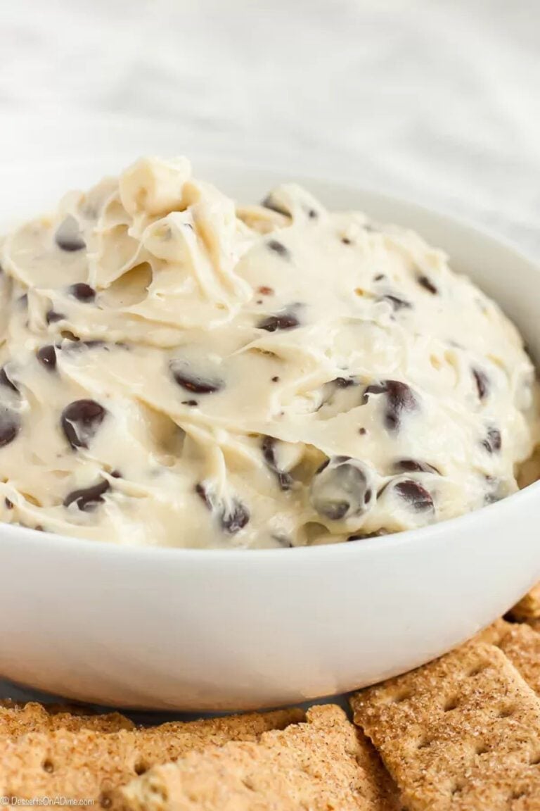 Chocolate Chip Cookie Dough Dip Recipe - Desserts on a Dime