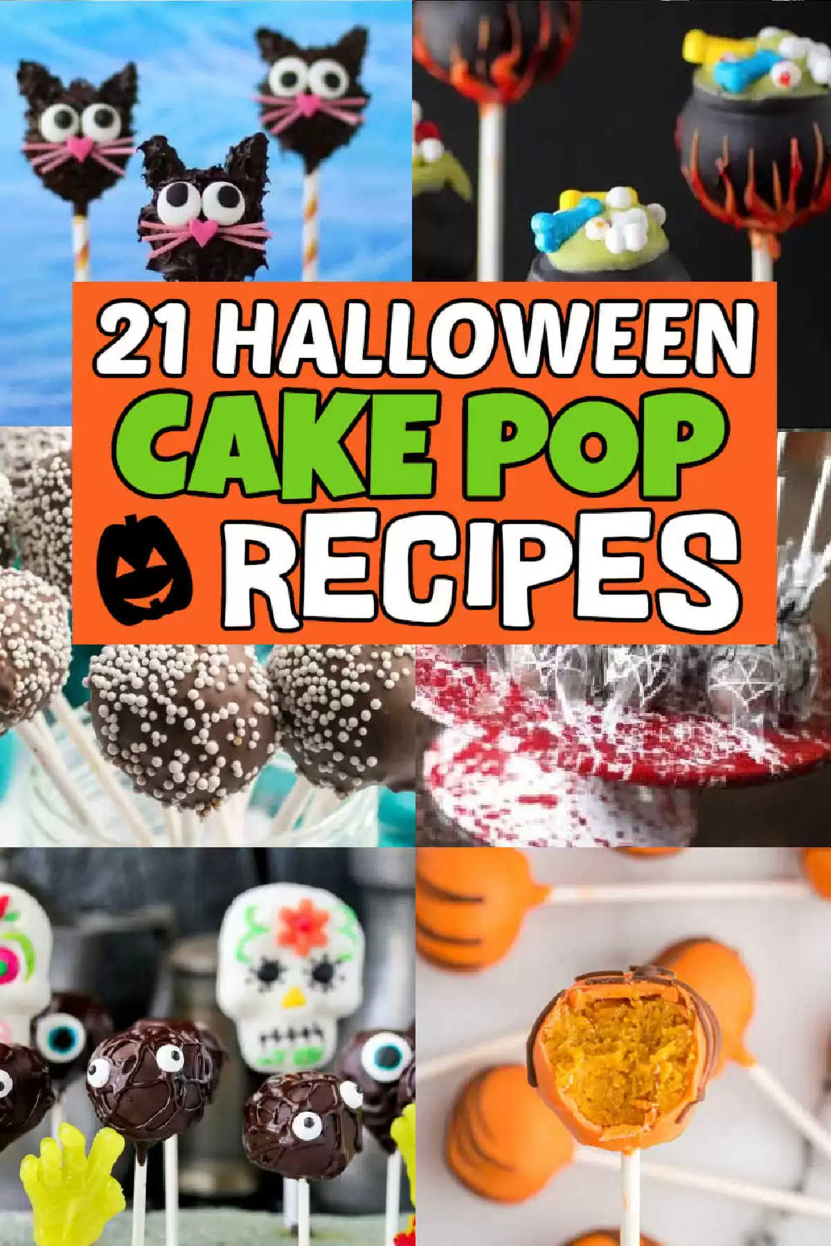 Halloween Cake Pops - Desserts on a Dime