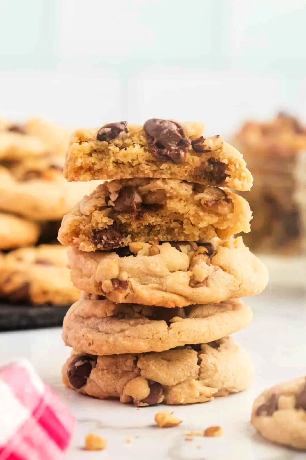 Chocolate Chip Walnut Cookies - Soft and Chewy Cookies