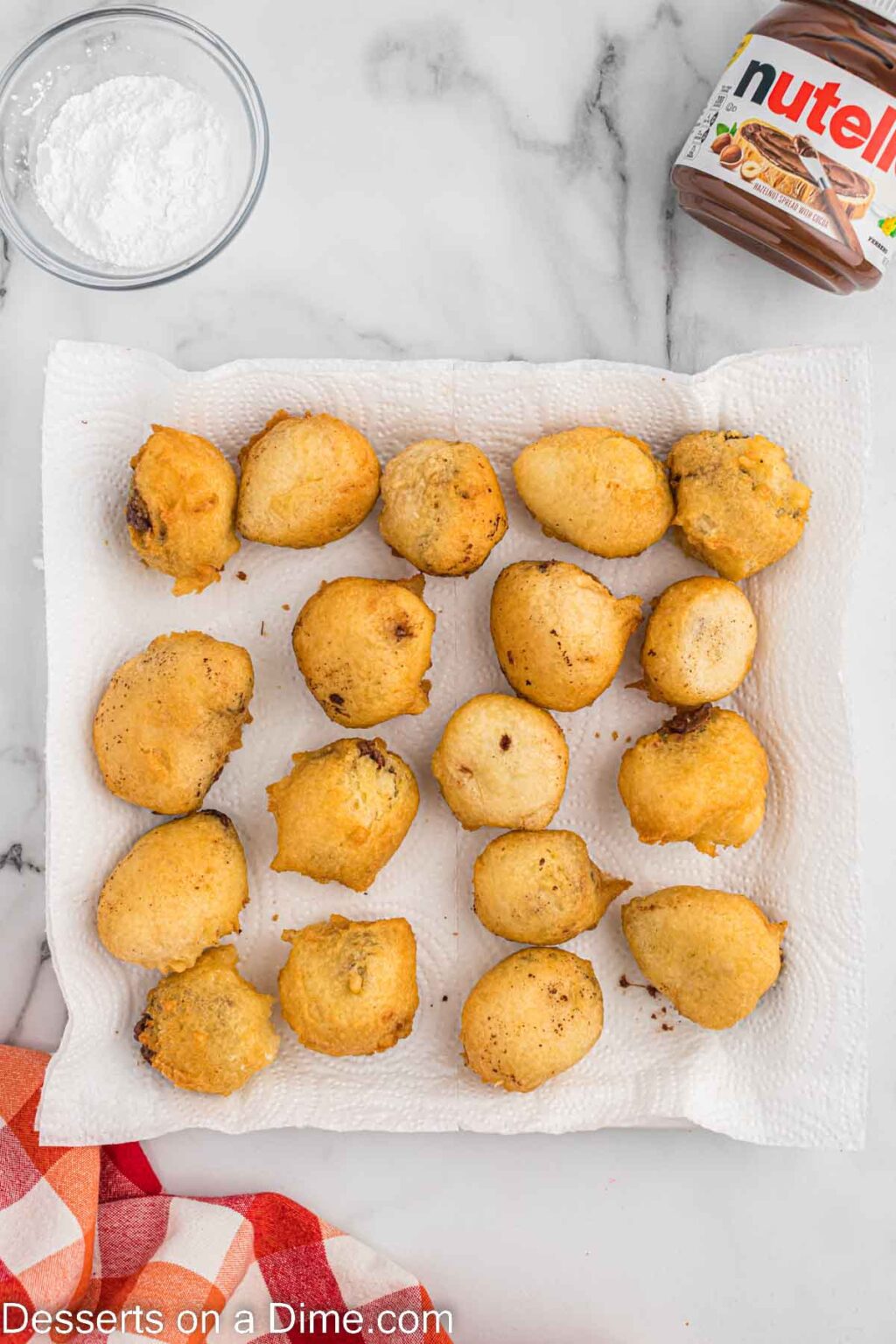 Deep Fried Nutella - Desserts on a Dime
