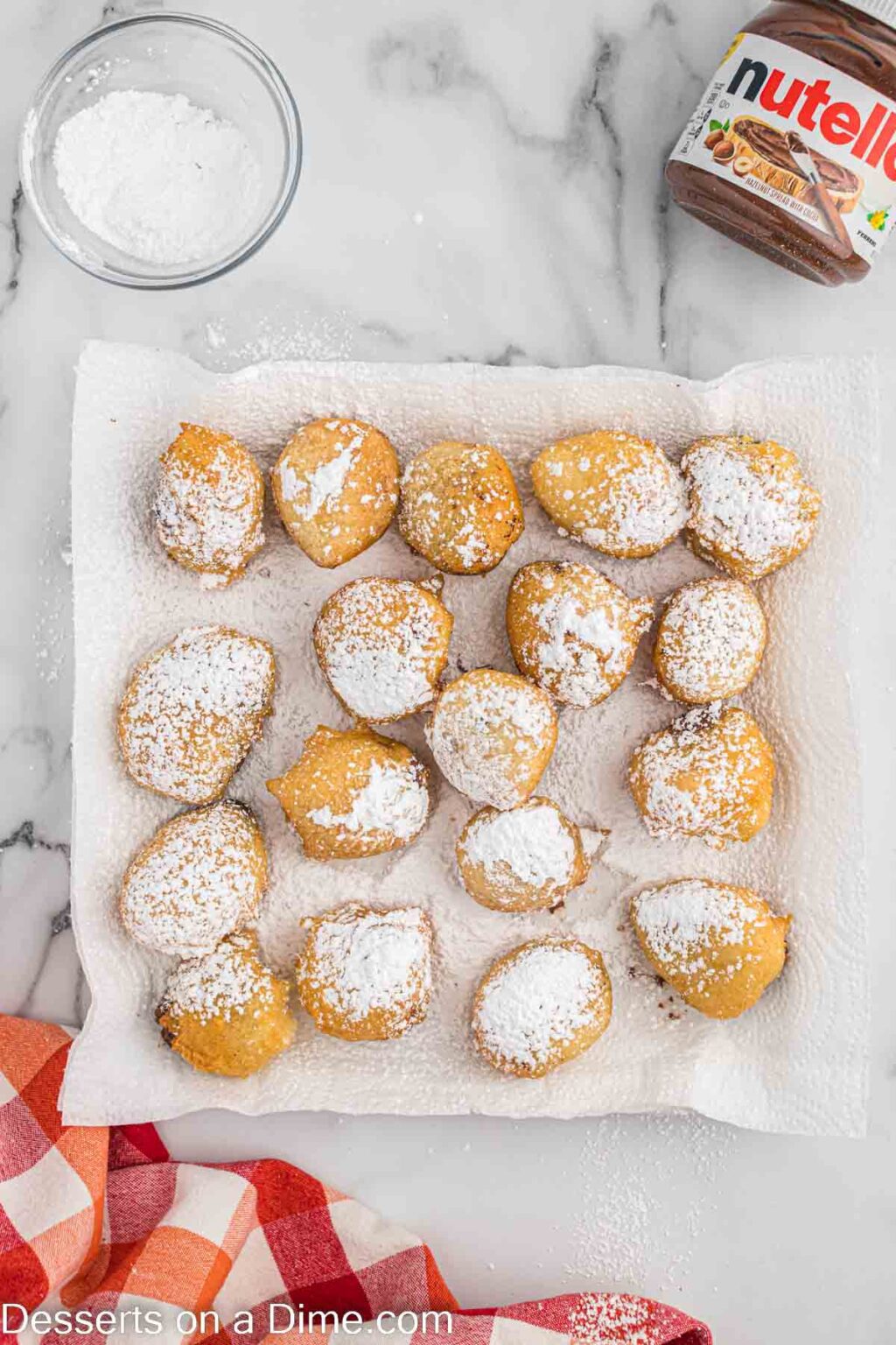 Deep Fried Nutella - Desserts on a Dime