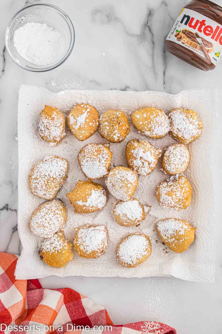Deep Fried Nutella - Desserts on a Dime