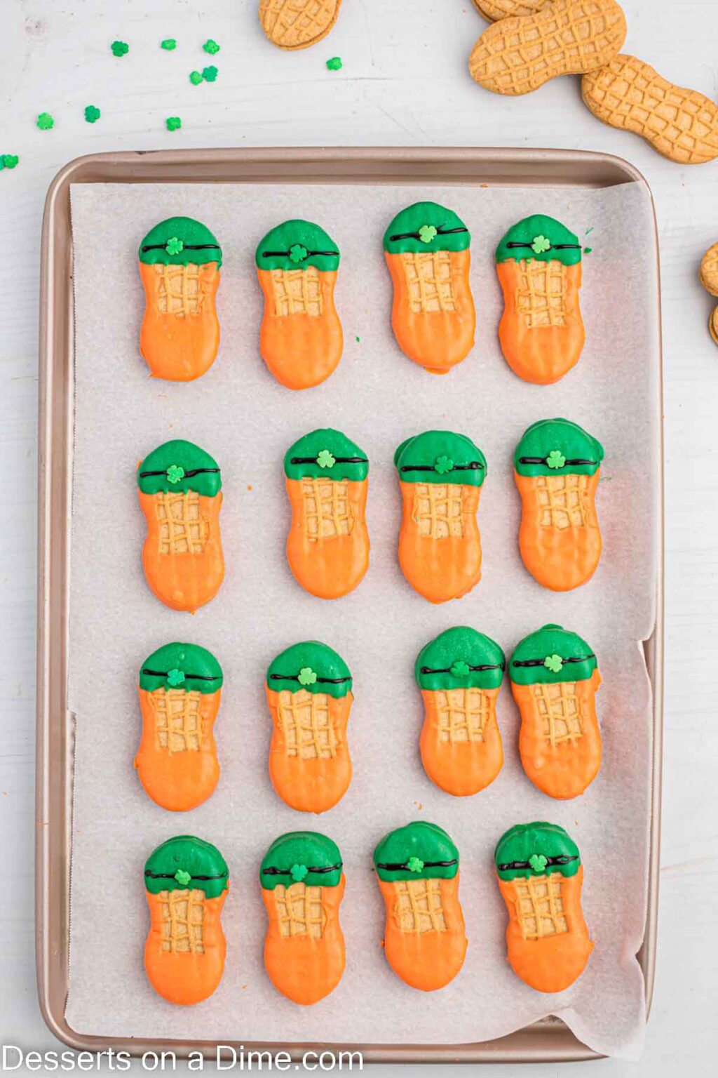 Leprechaun Cookies - Desserts on a Dime