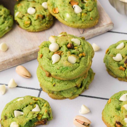 Pistachio Cookies - Desserts on a Dime