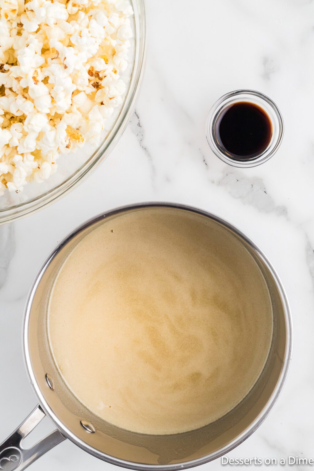 Honey Butter Popcorn -Desserts on a Dime