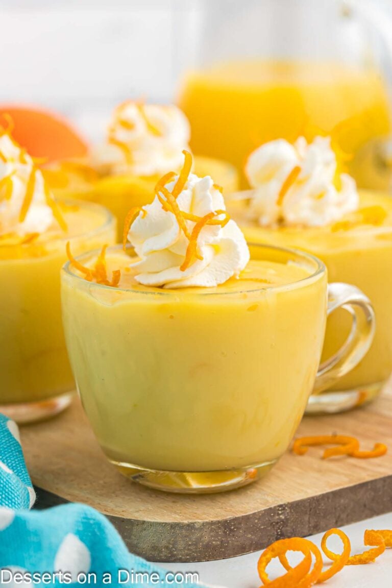 Orange Pudding - Desserts on a Dime