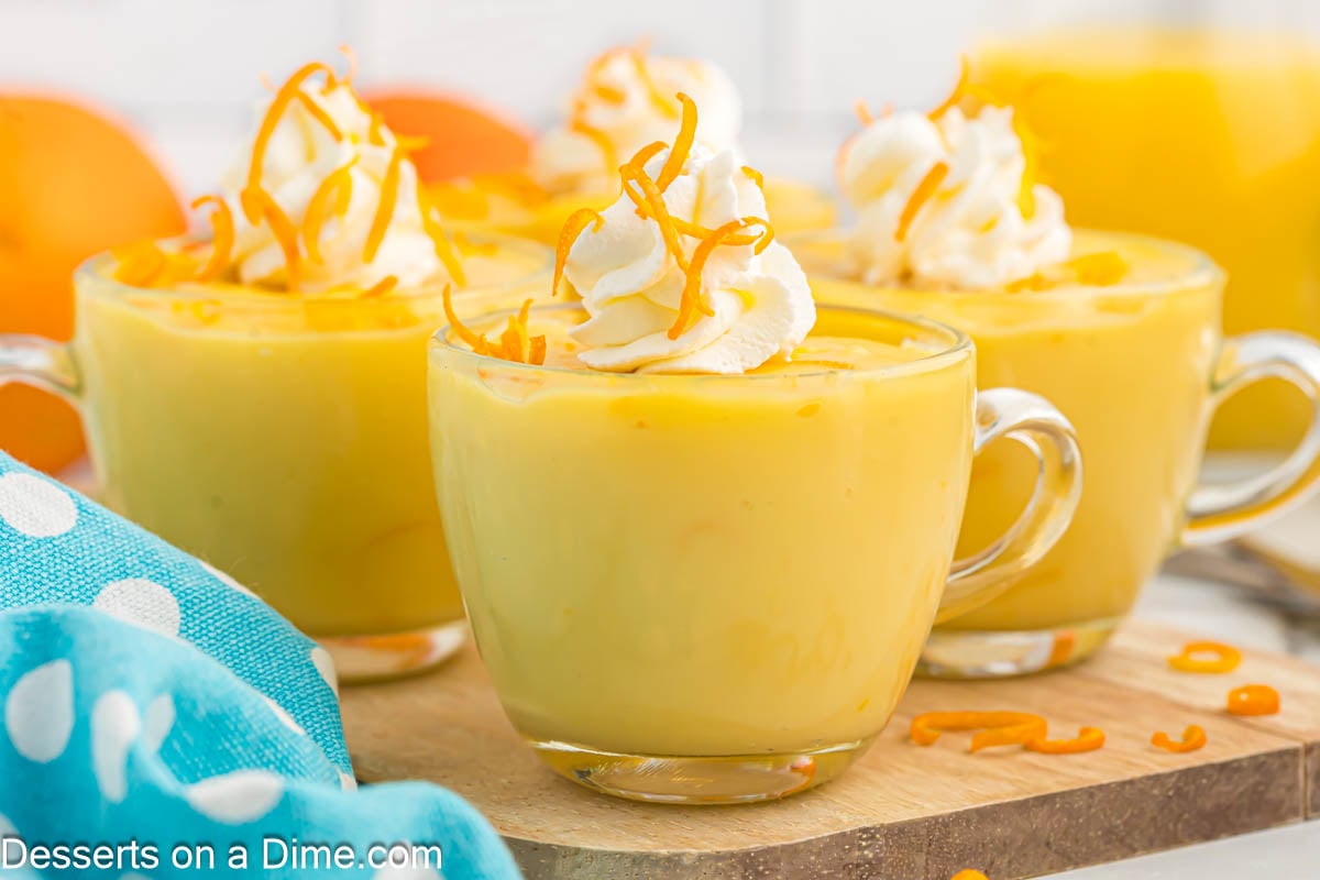 Orange Pudding - Desserts on a Dime