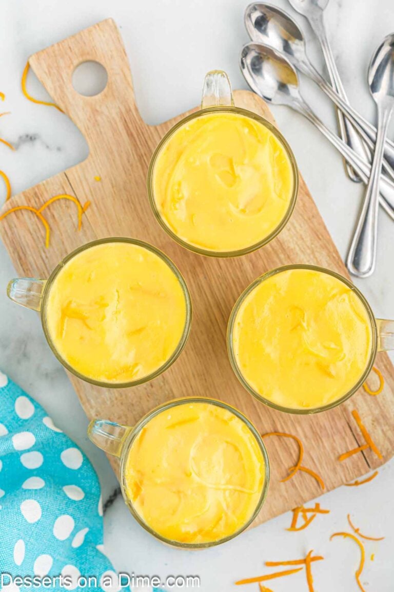 Orange Pudding - Desserts on a Dime