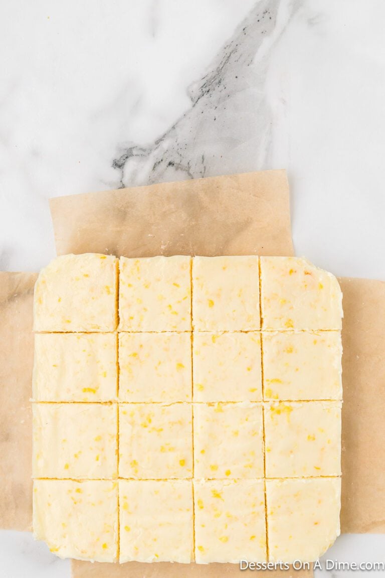 Lemon Fudge - Desserts on a Dime
