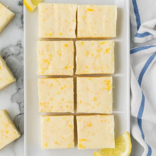 Lemon Fudge - Desserts on a Dime