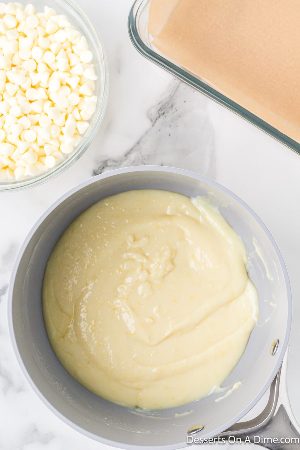 Lemon Fudge - Desserts on a Dime