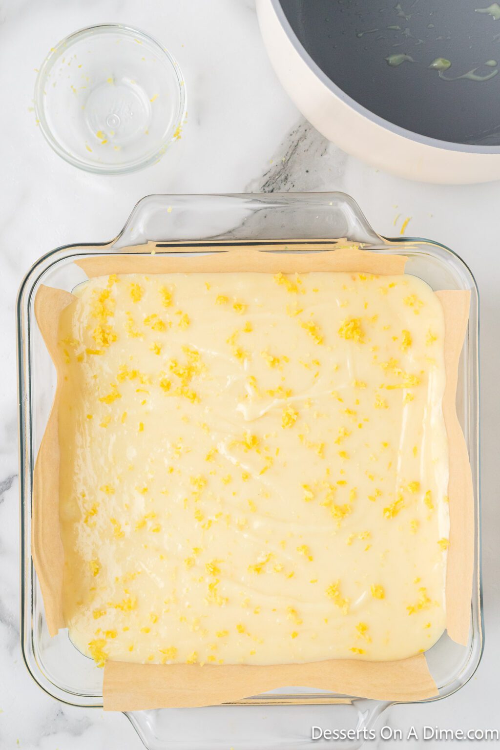 Lemon Fudge - Desserts on a Dime