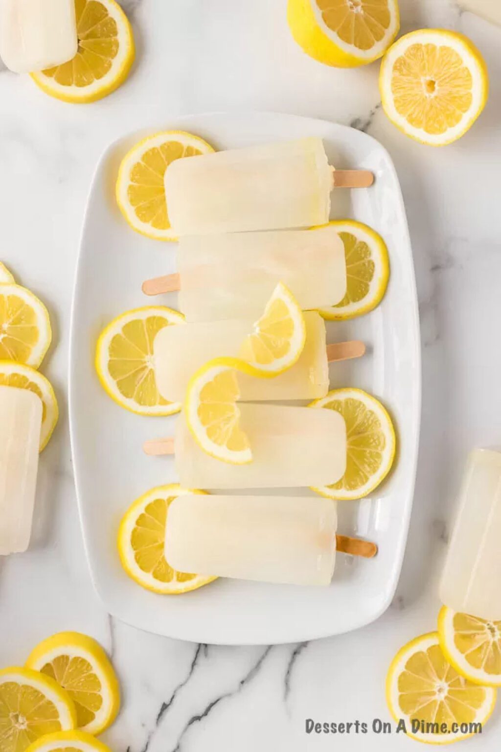 3 Ingredient Lemon Popsicle Recipe
