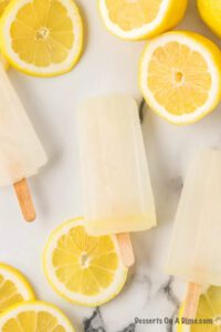 3 Ingredient Lemon Popsicle Recipe