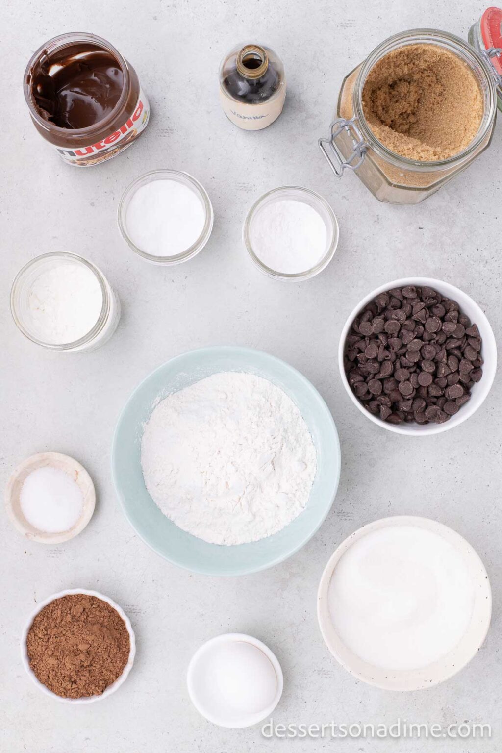 Nutella Cookies - Desserts on a Dime