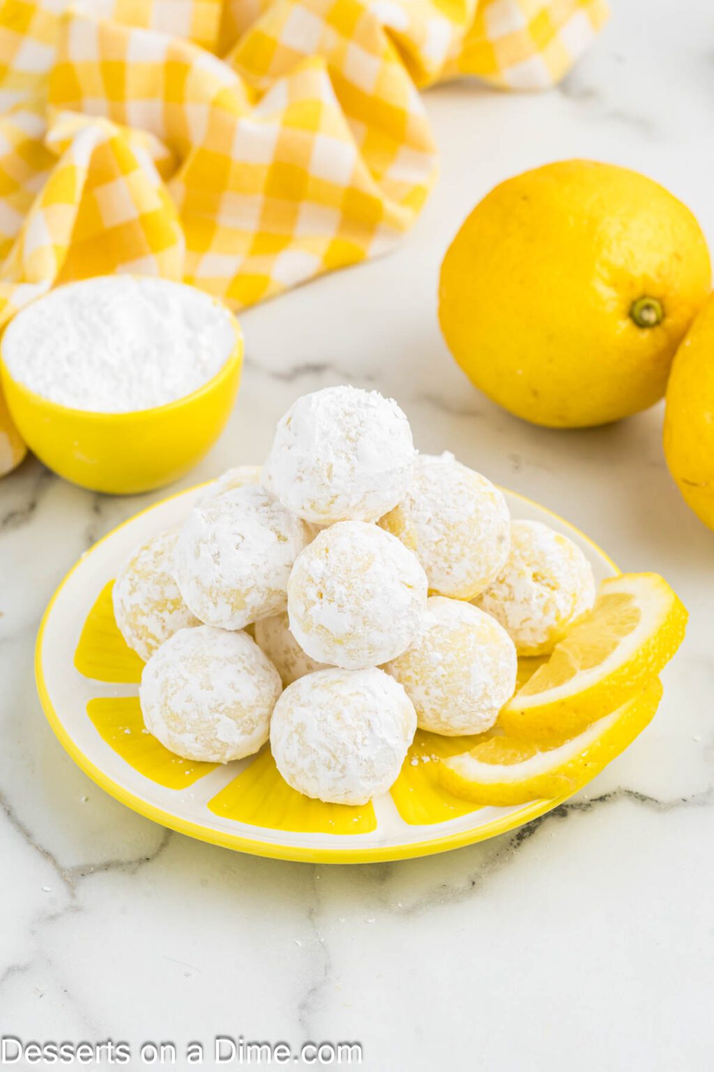 Lemon Truffles - Desserts on a Dime