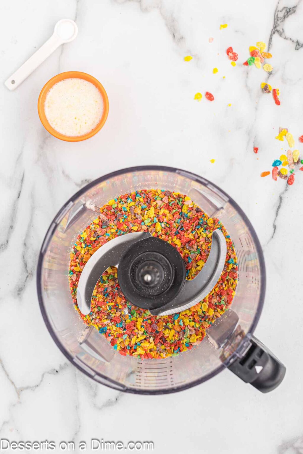 Fruity Pebbles Cheesecake - Desserts on a Dime