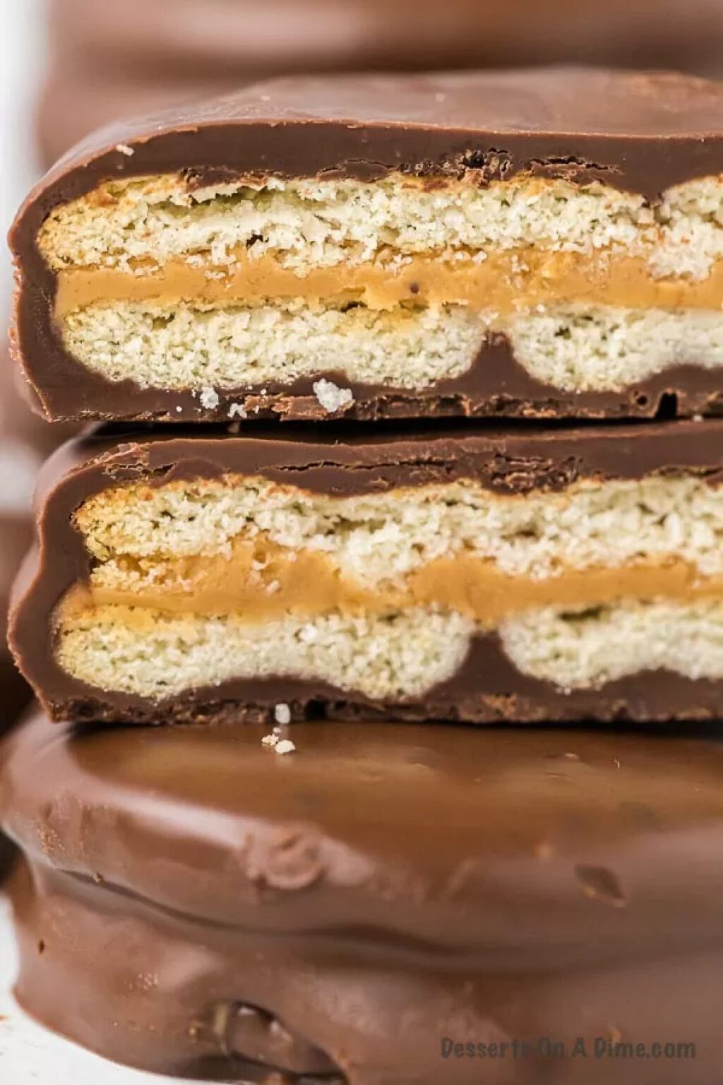 Chocolate Covered Ritz Crackers - Desserts on a Dime