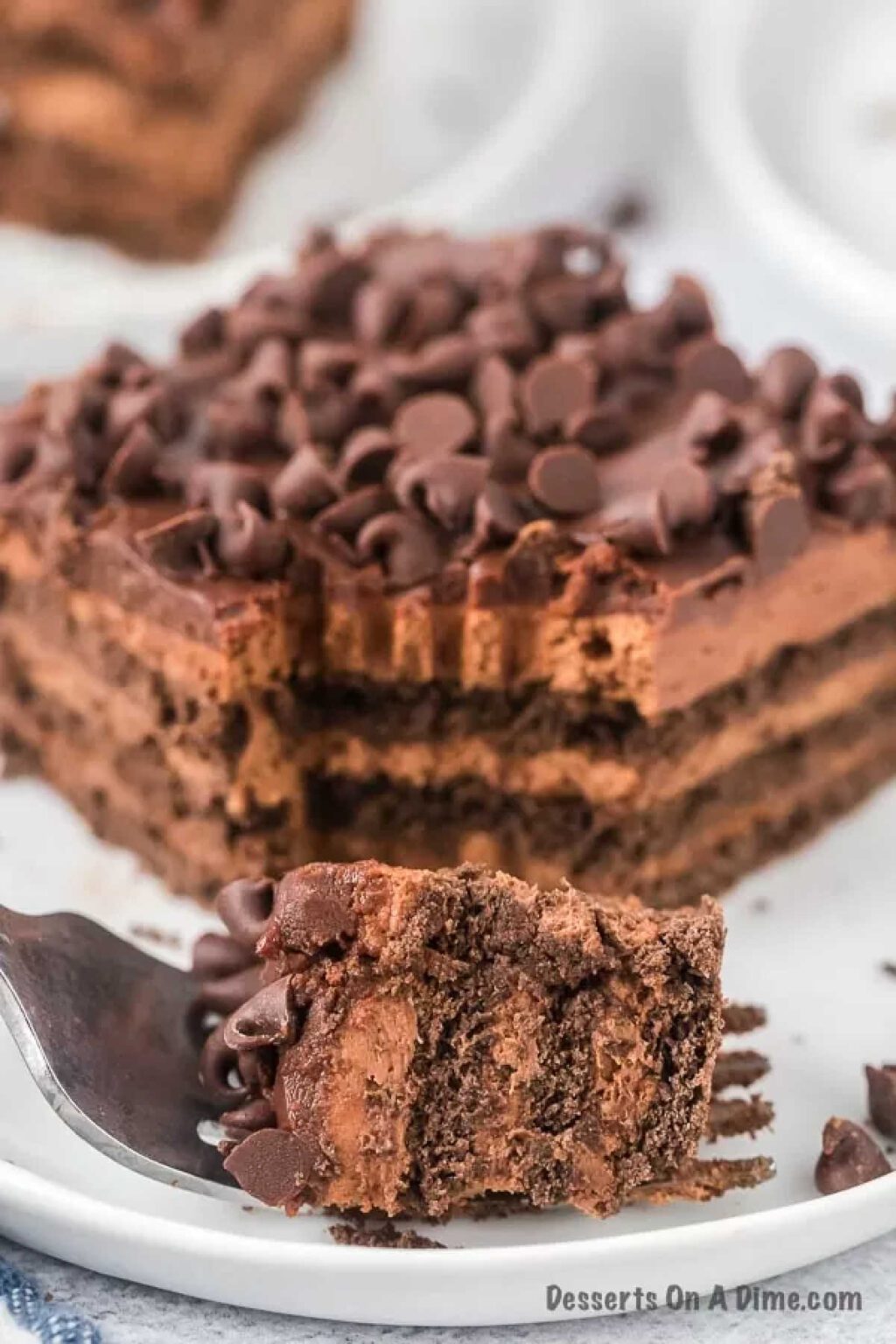 Chocolate Icebox Cake - Desserts on a Dime