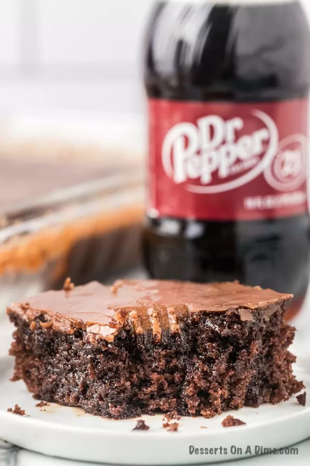 Dr Pepper Cake - Desserts on a Dime