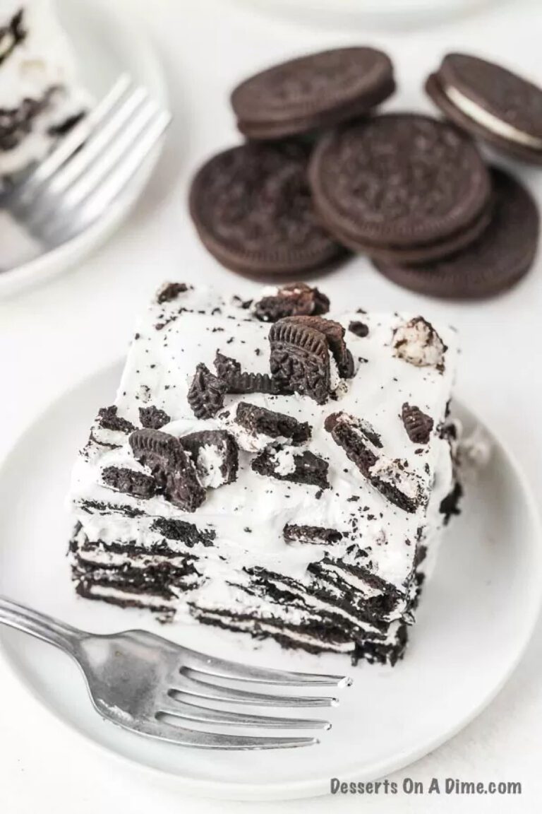 Oreo Icebox Cake Recipe - Desserts on a Dime
