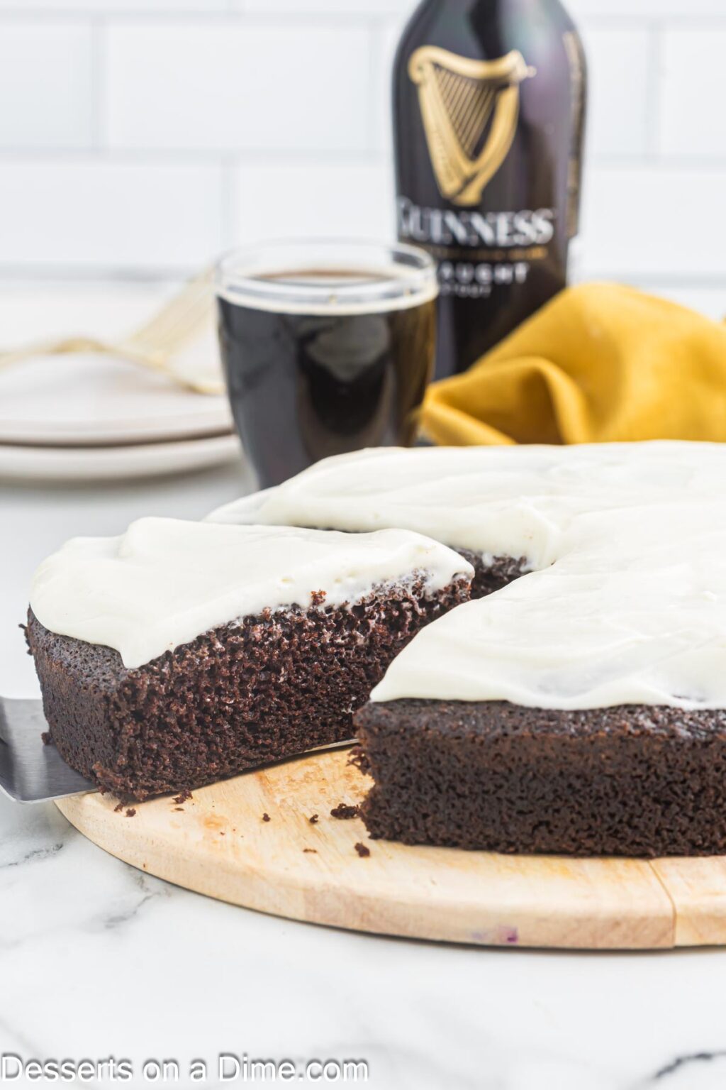 Guinness Chocolate Cake - Desserts on a Dime