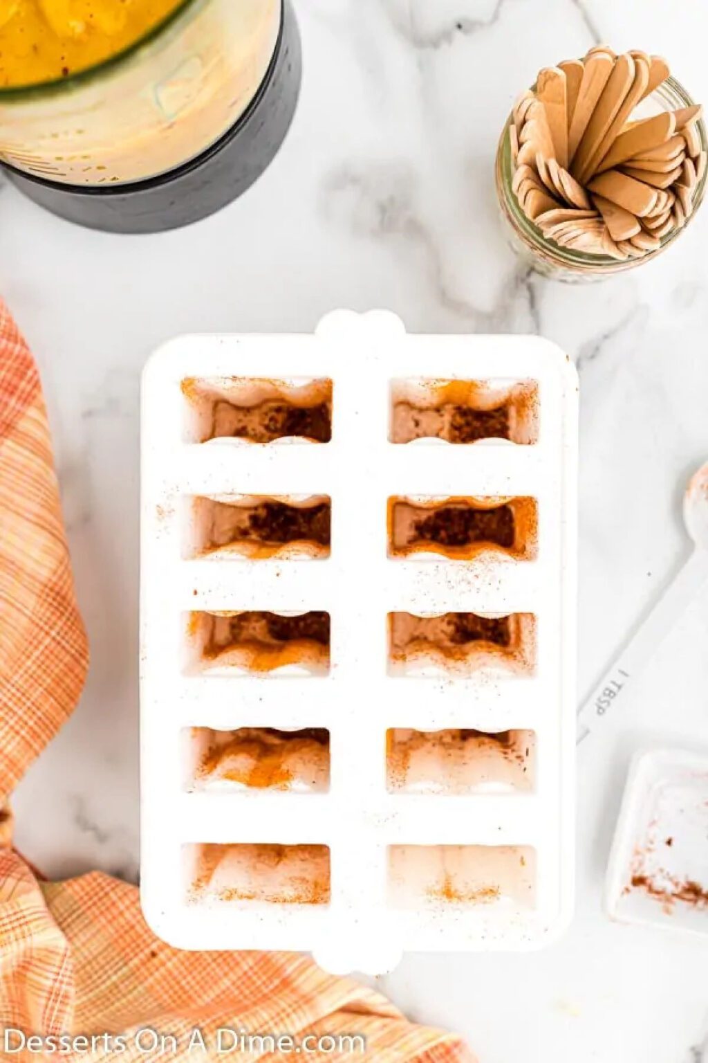 Mango Tajin Popsicles - Desserts on a Dime