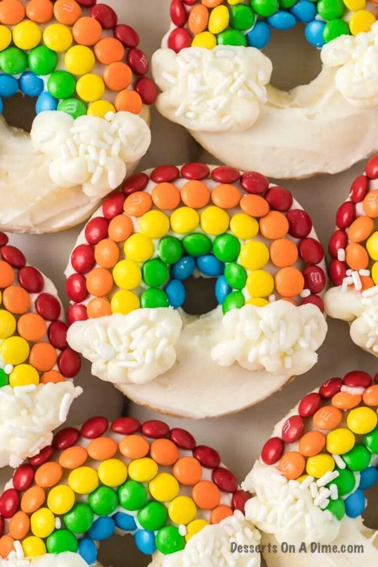 Rainbow Donuts - How To Make Rainbow Donuts