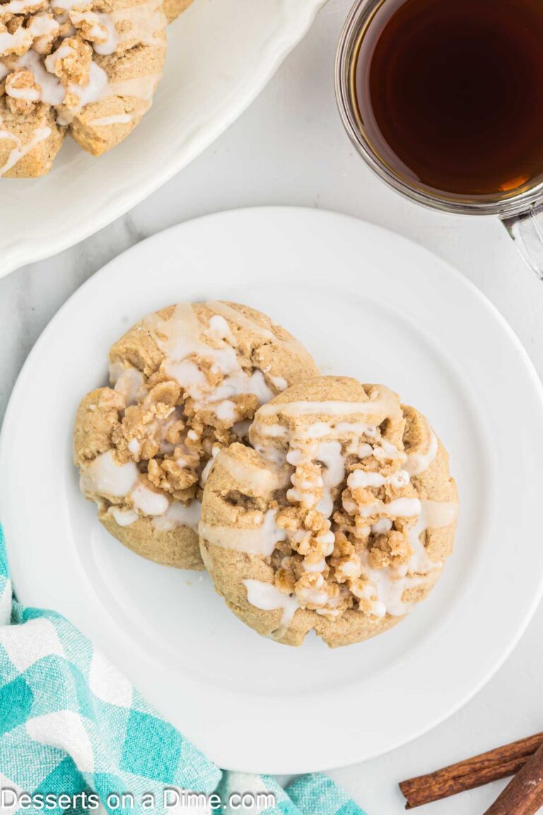 Coffee Cake Cookies - Desserts on a Dime