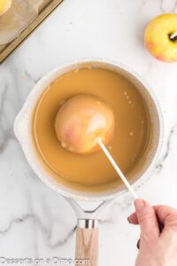 Homemade Caramel Apples - Desserts on a Dime