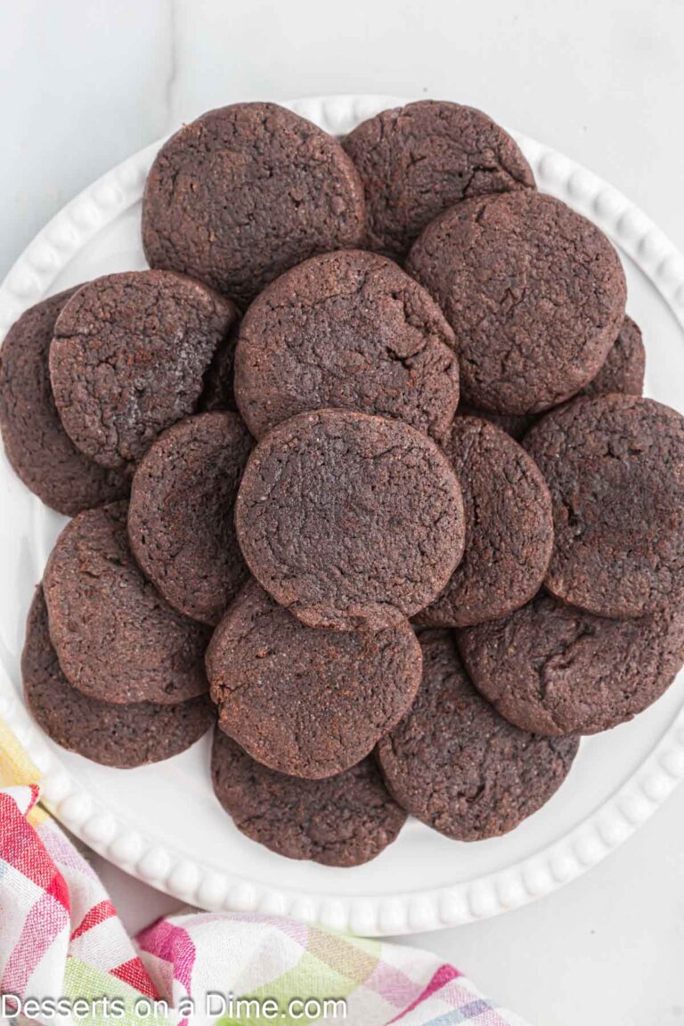 Chocolate Wafer Cookies - Desserts on a Dime