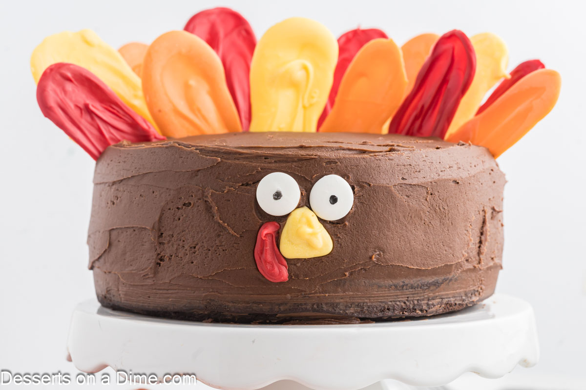 Turkey Cake - Desserts on a Dime