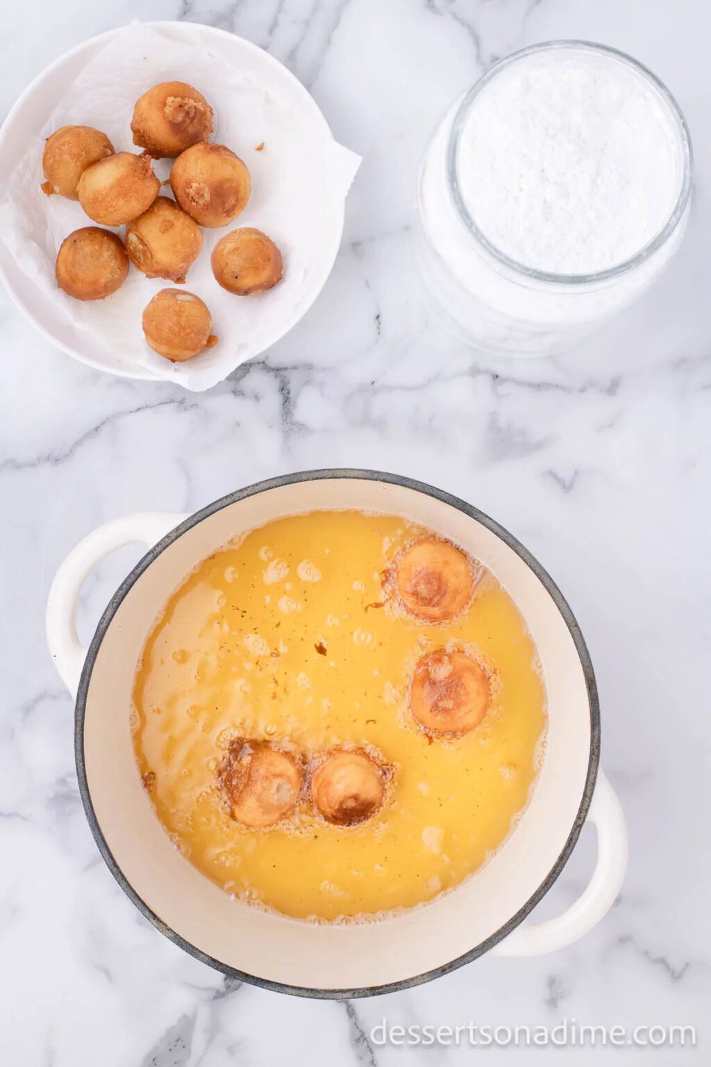 Deep Fried Cookie Dough - Desserts on a Dime
